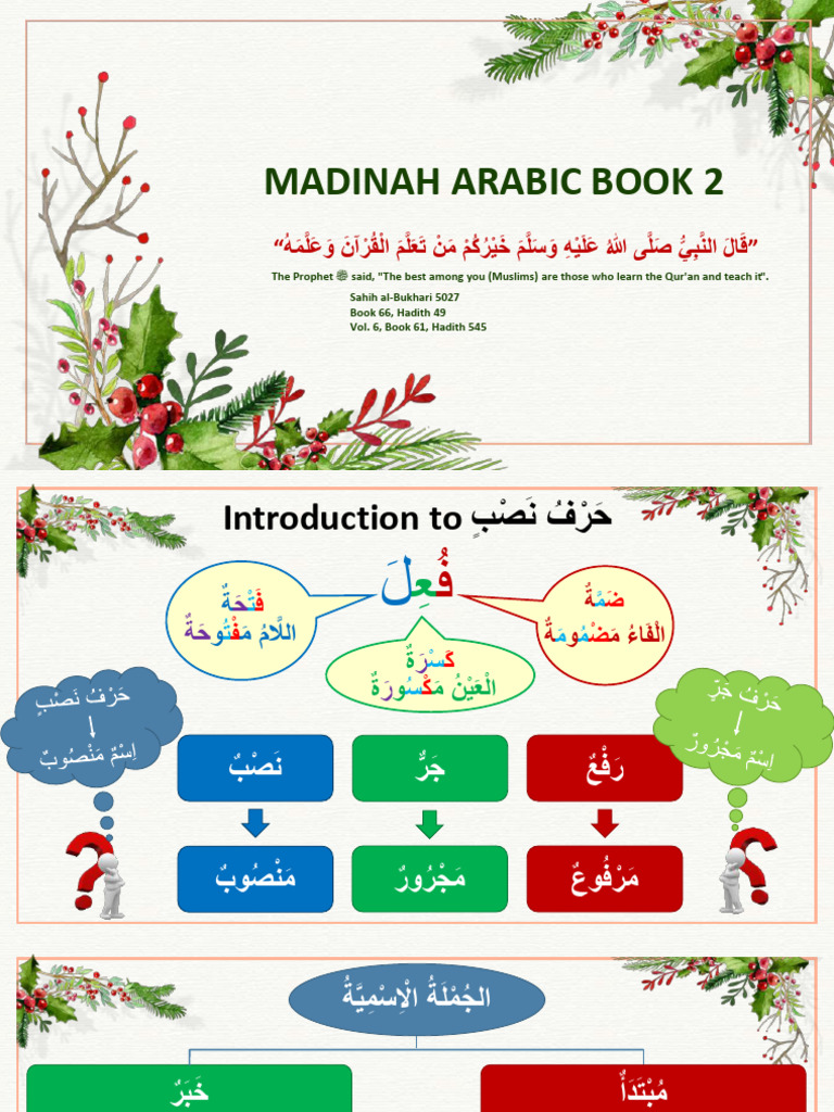 Madinah Arabic Book 2 - Slides until Lesson 3 | Download Free PDF ...