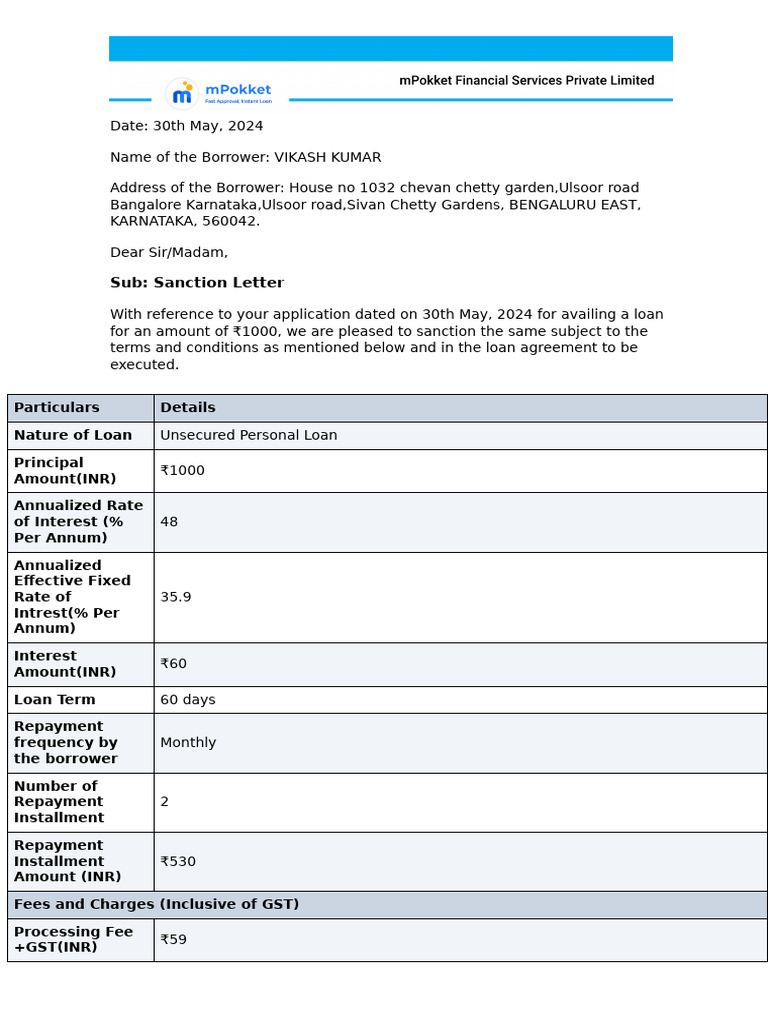 MKE439C66CCID118889604 | PDF | Loans | Interest