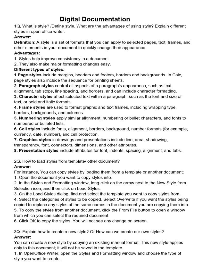 Digital Documentation Session 1 and 2 - Q and A , MCQ's | Download Free PDF | Image Scanner ...