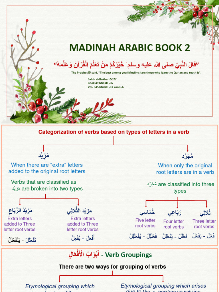 Arabic Verb Types and Forms Guide | PDF | Grammatical Gender | Linguistics