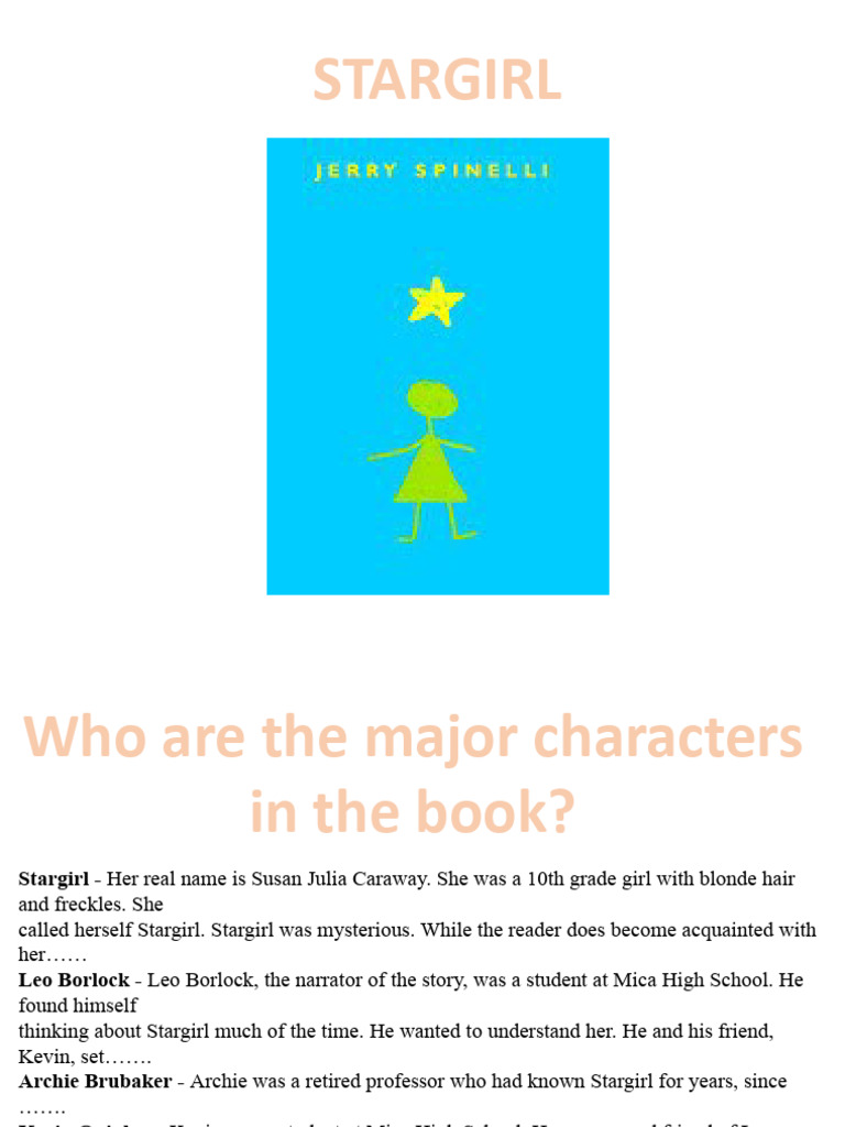 Stargirl: Characters & Themes | PDF