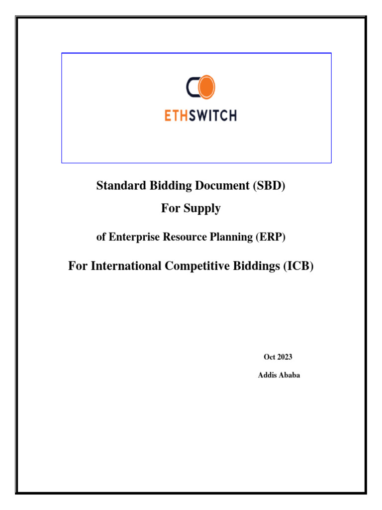 SBD - Erp | PDF | Enterprise Resource Planning | Procurement
