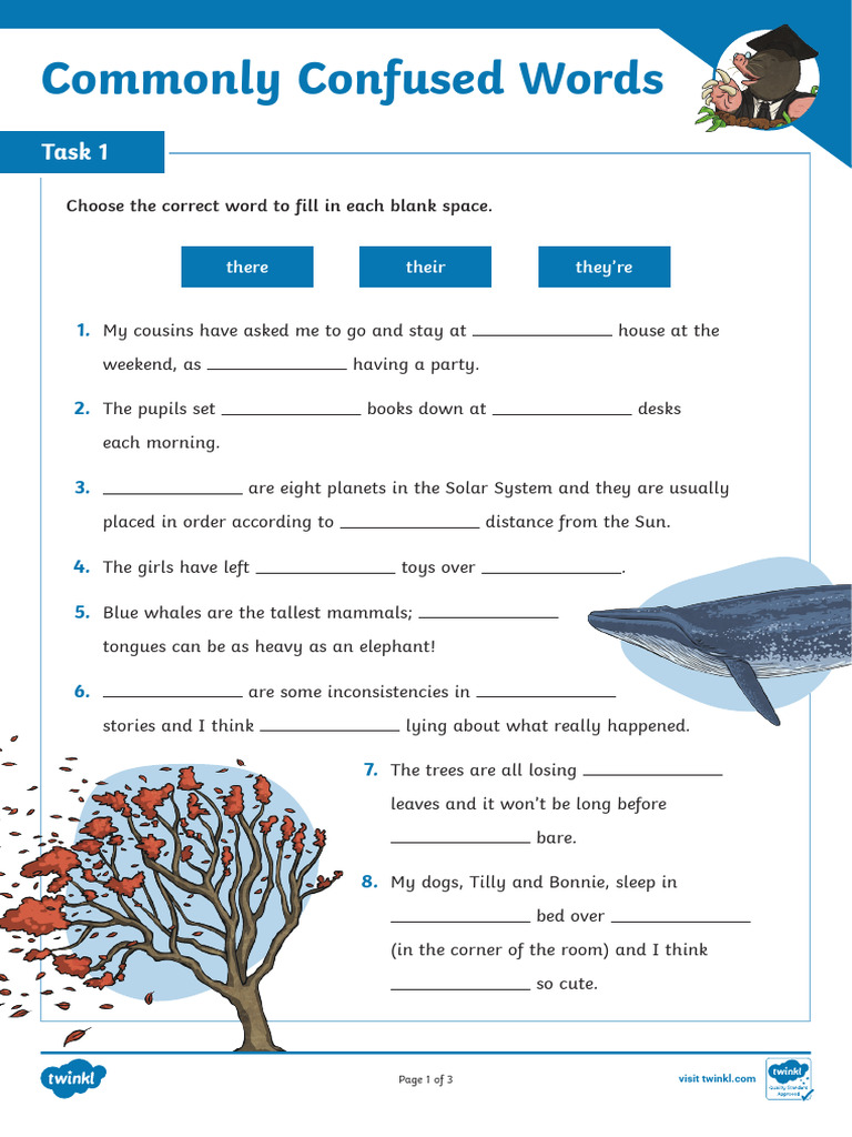 Ni l 1669551105 Commonly Confused Words Activity Sheets Ver 2 | PDF