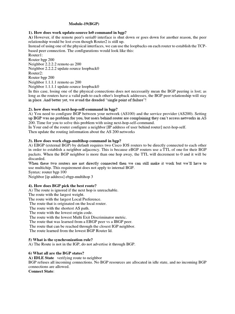 BGP | PDF | Router (Computing) | Routing BGP | PDF | Router (Computing) | Routing