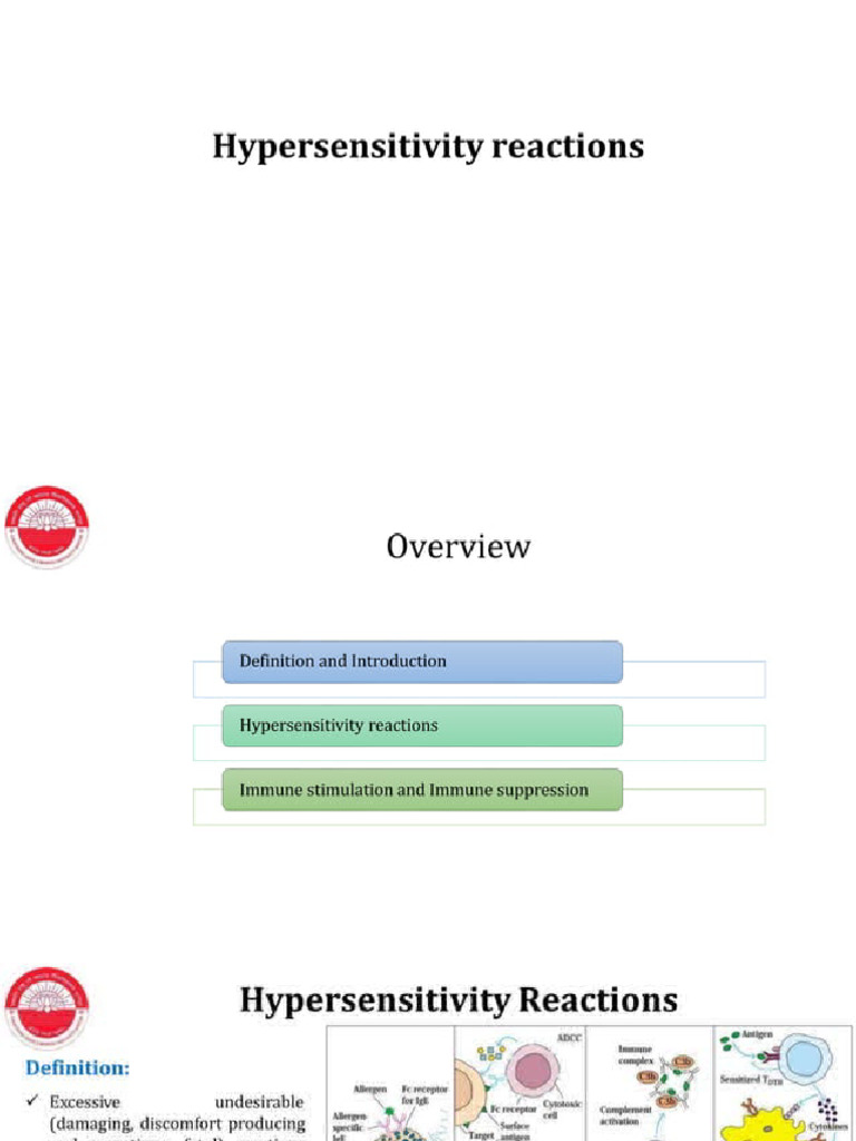 Hypersensitivity Reaction | PDF