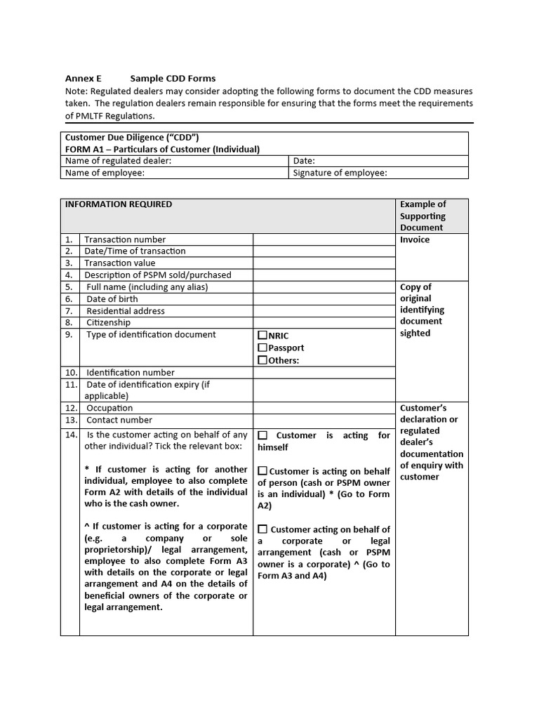 Sample CDD and ECDD Form (Version 2.0) Final (Updated) | Download Free ...