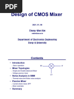 Design of Single and Double Balanced Gilbert Cell Mixer Using CMOS ...