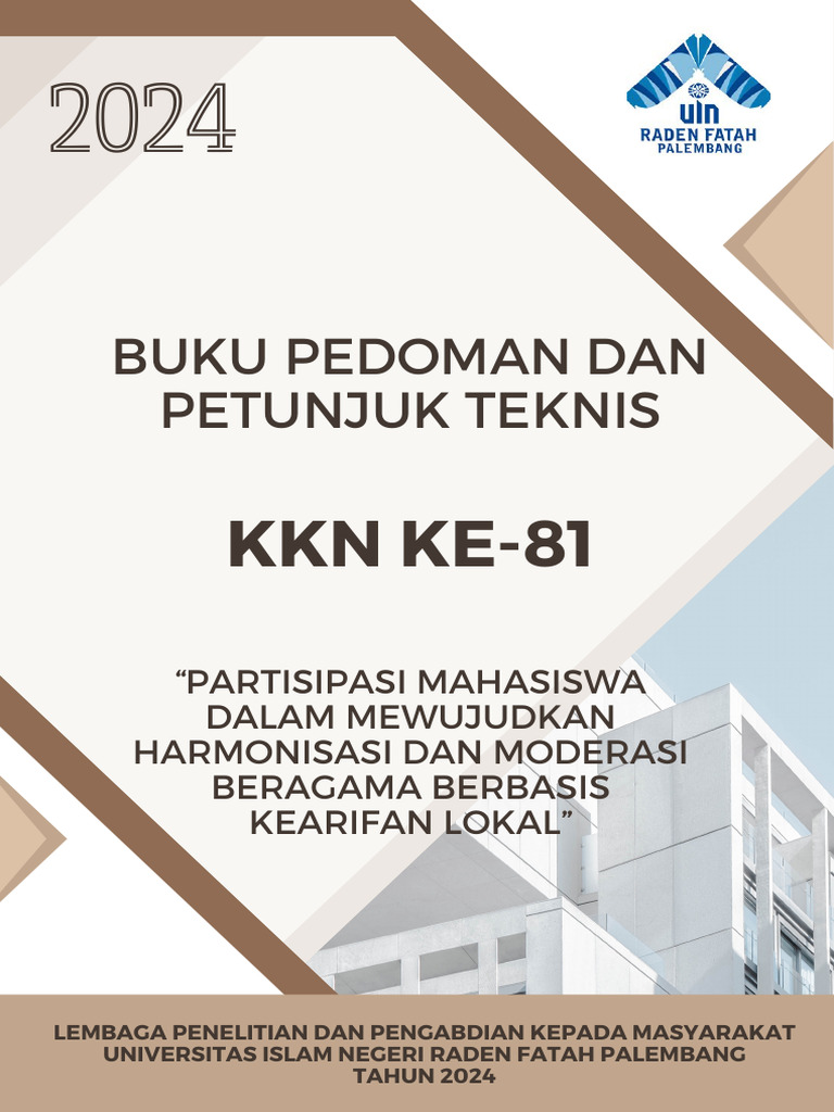 Buku Petunjuk Dan Teknis KKN Reguler Ke-81 | PDF