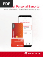 Guía de Uso Terminal Personal Banorte | PDF | Aplicación movil ...