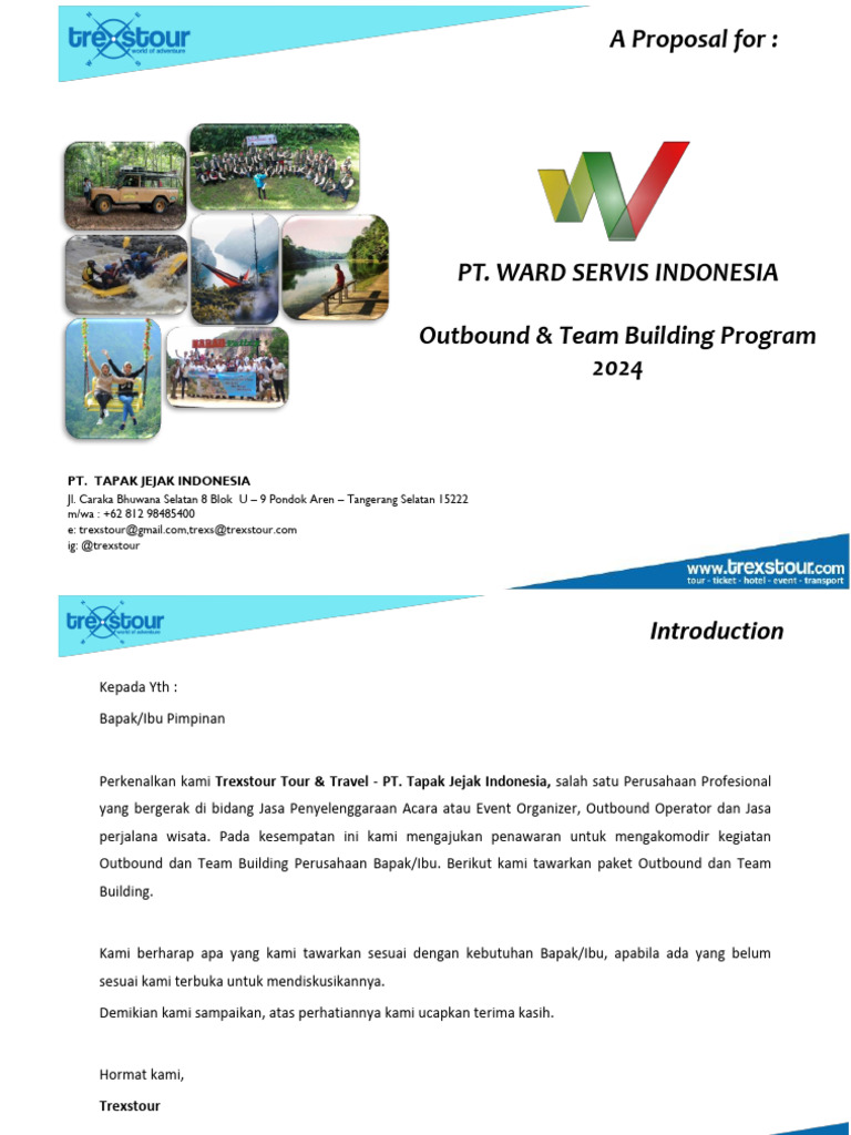 Paket Outbound & Team Building 2024 | PDF