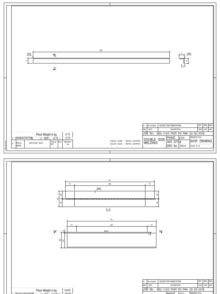 Meil-Power House - PH-203 - Shop DWGS | PDF | Visual Journalism | Building Technology