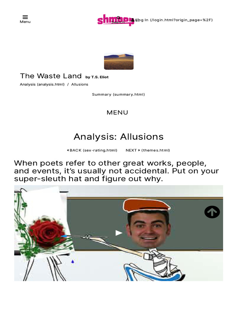 The Waste Land Allusions | PDF | Divine Comedy