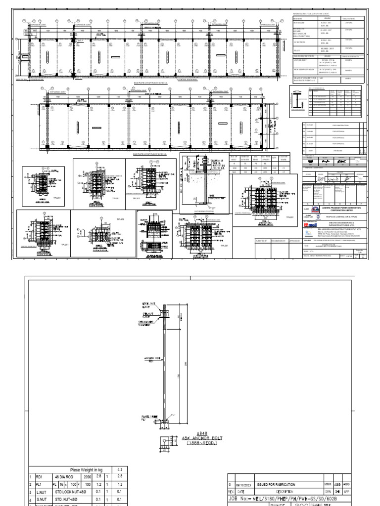 Phep-Power House - PH-200 - Shop DWGS | PDF | Materials | Building Materials