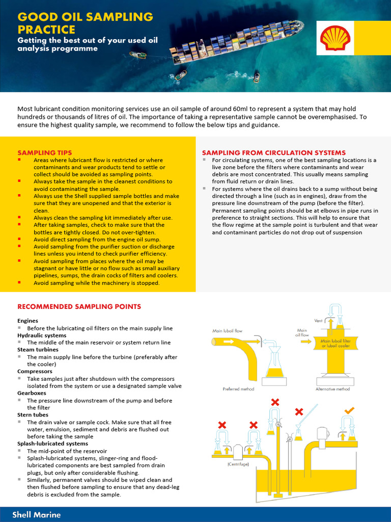Sampling Guide | PDF | Pump | Lubricant