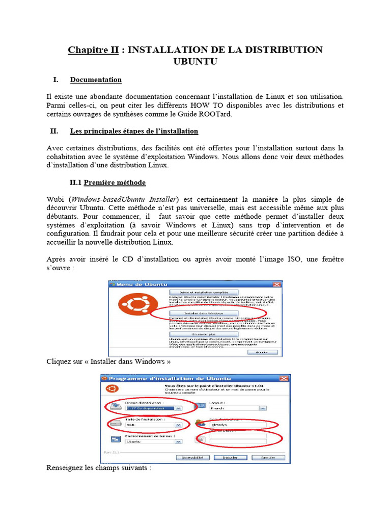 Guide d'installation d'Ubuntu | PDF | Linux | Système de fichiers