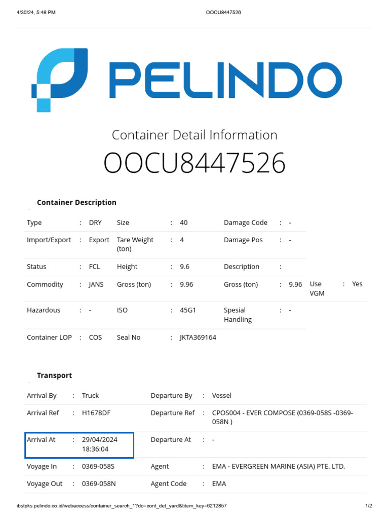 Container Load Plan As Mate Receipt - China Po# 4001377580 - NGC Id#5011959816 | PDF | Shipping ...