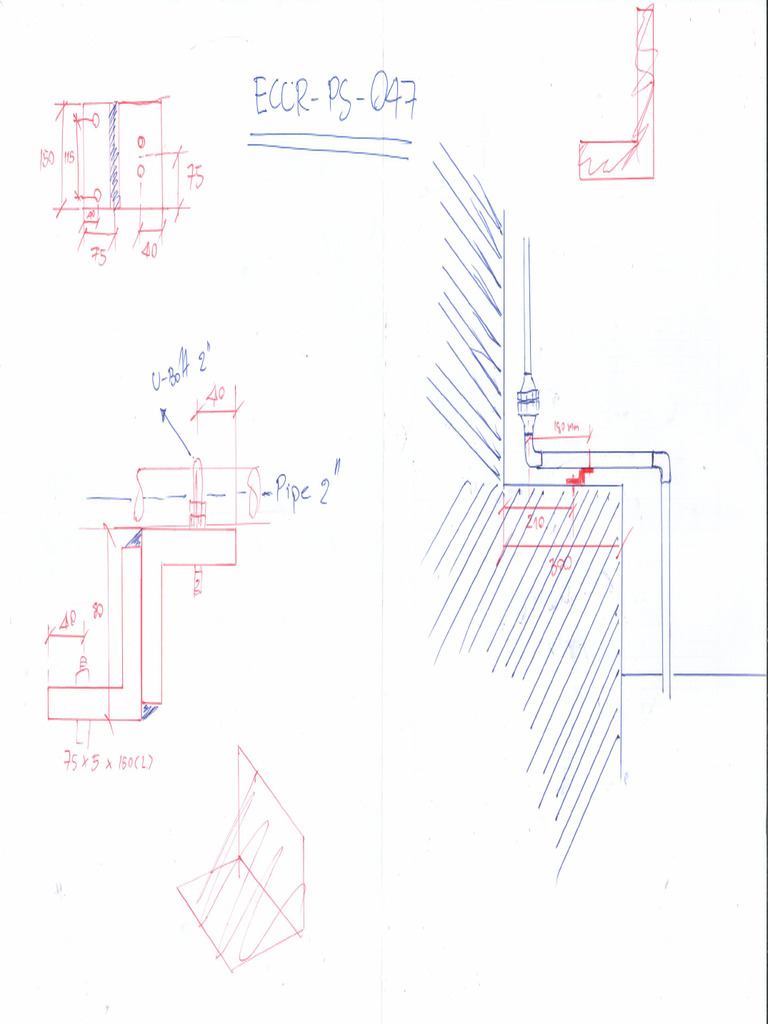 As Built Drawing (Support) - ECCR-PS-047 - INE Main Sub | PDF