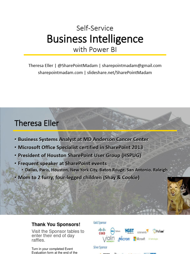 Self Service with Ms Power BI | PDF | Microsoft Excel | Microsoft Sql Server