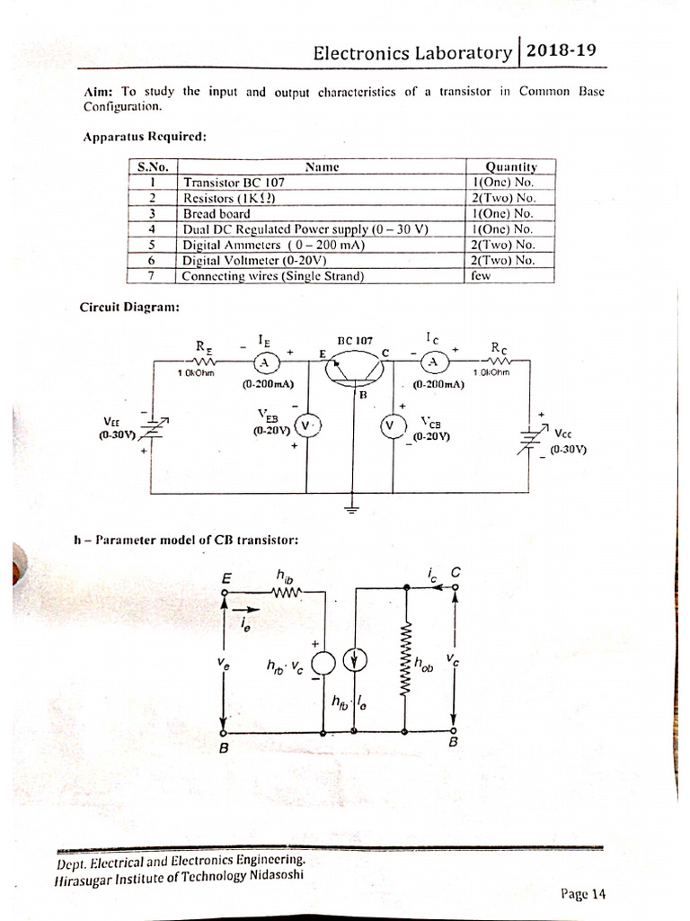 Electronics Lab | PDF