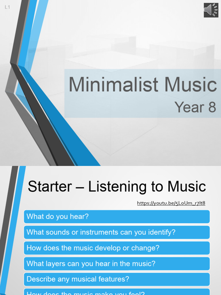 Minimalist Music Techniques for Year 8 | PDF | Rhythm | Music Theory