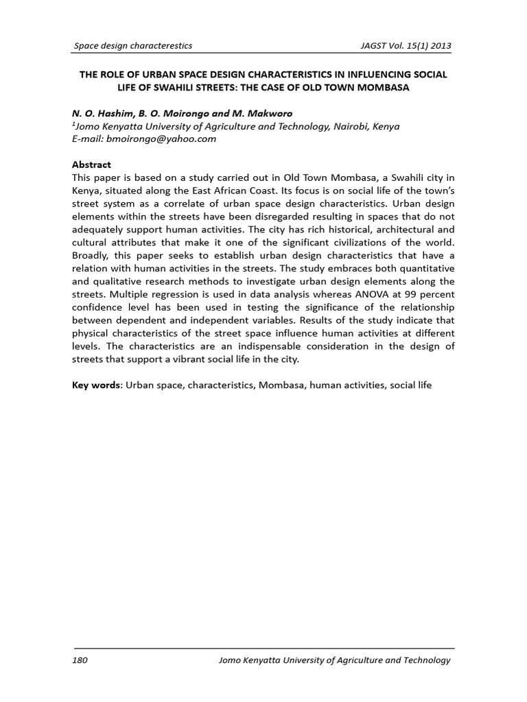 Spatial Design Atrributes | PDF | Dependent And Independent Variables ...