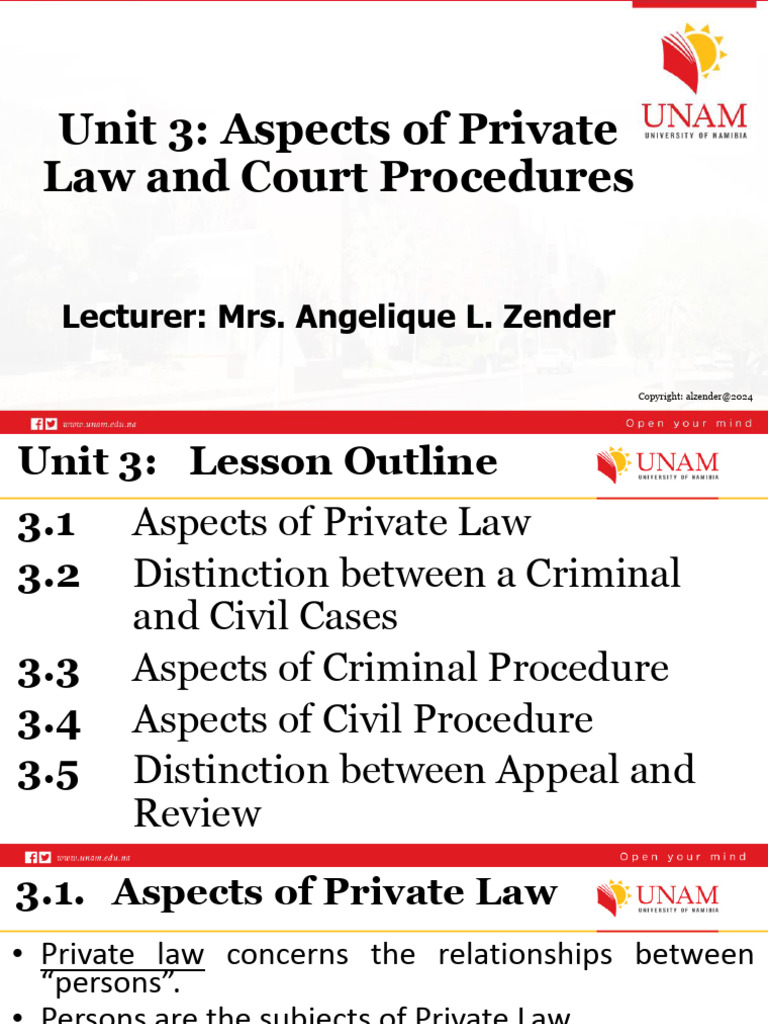Private Law and Court Procedures Overview | PDF | Burden Of Proof (Law) | Bail