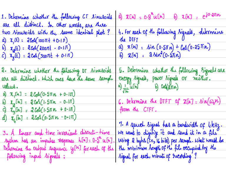 EE313 AssignmentI | PDF