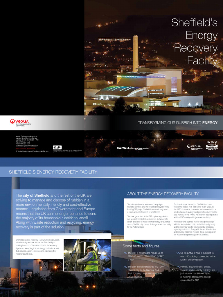Sheffield_ERF_Brochure | PDF | Waste | Incineration