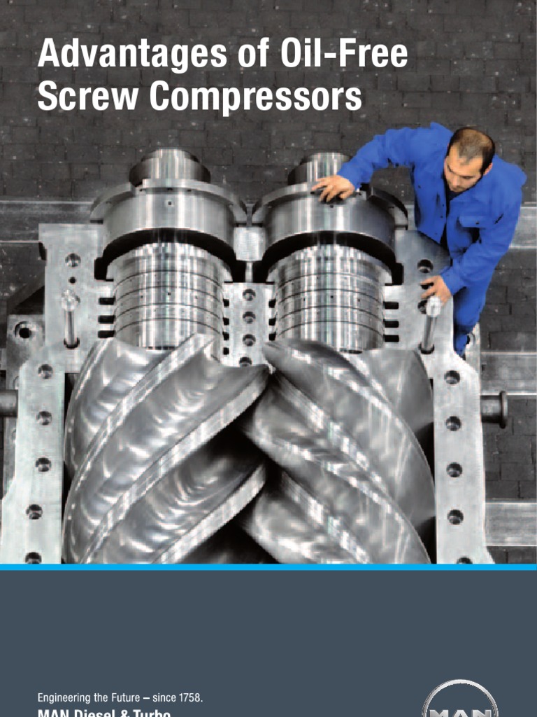 Advantages of Oil-Free Screw Compressors | PDF | Gas Compressor ...