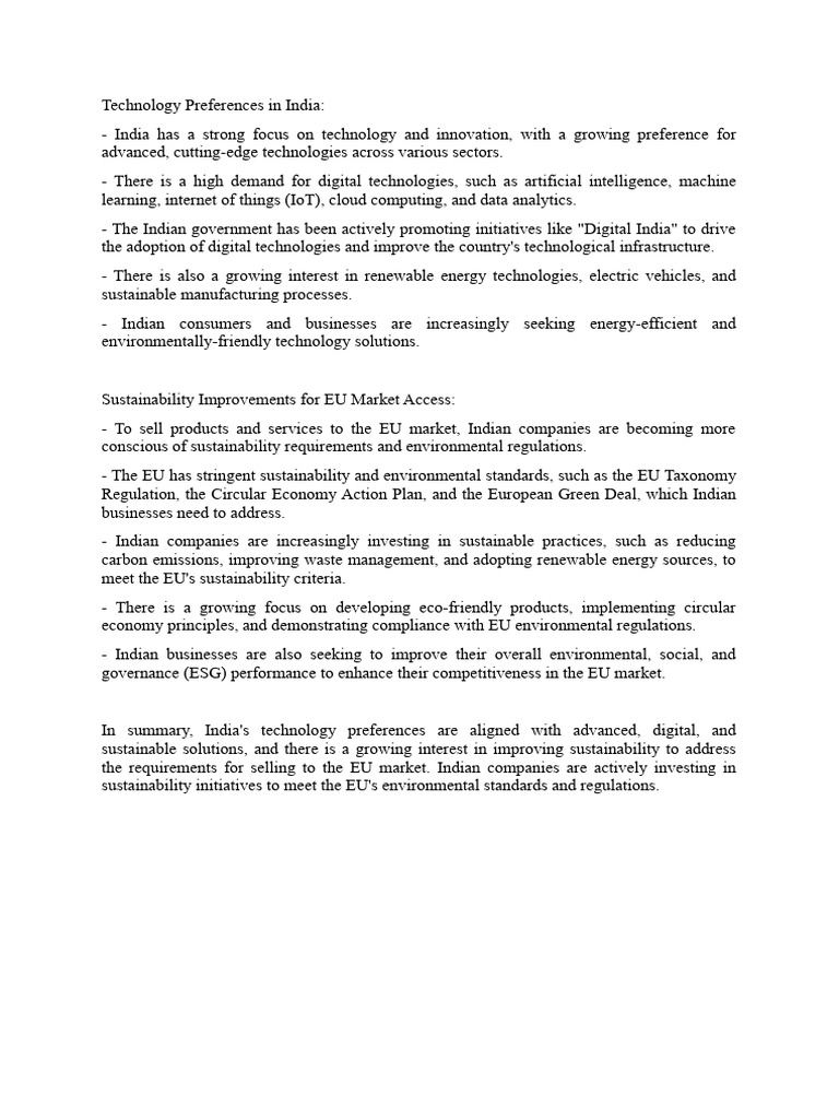 Technology Preferences in India | PDF | Technology & Engineering