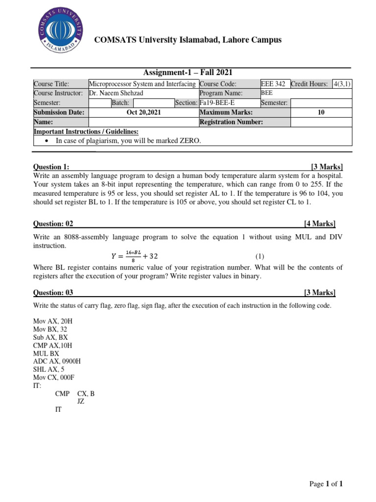 EEE-342 - MSI - Charge Sheet | PDF