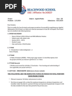 Applied Mathematics Project Ideas 2025 - 26 | PDF | Spreadsheet | Climate