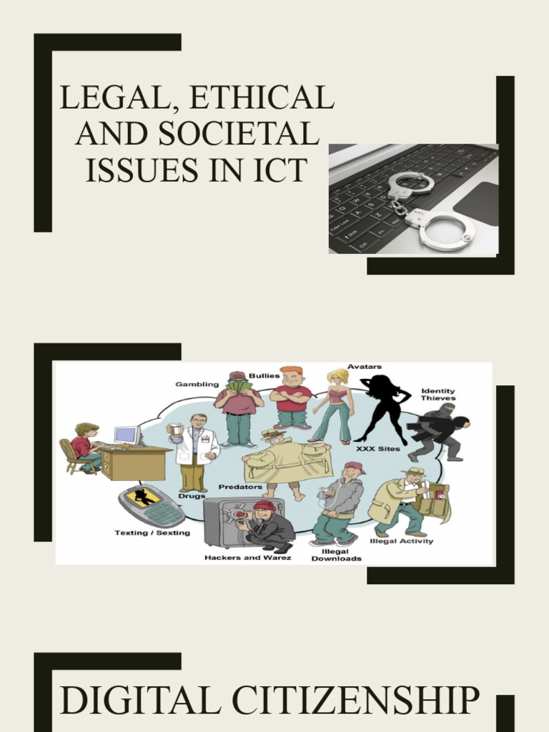 Legal and Ethical Issues in ICT | PDF | Cybercrime | Cyberspace