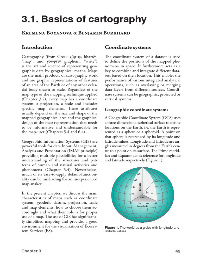 Chapter 3 1 Basics of Cartography | PDF | Map | Latitude