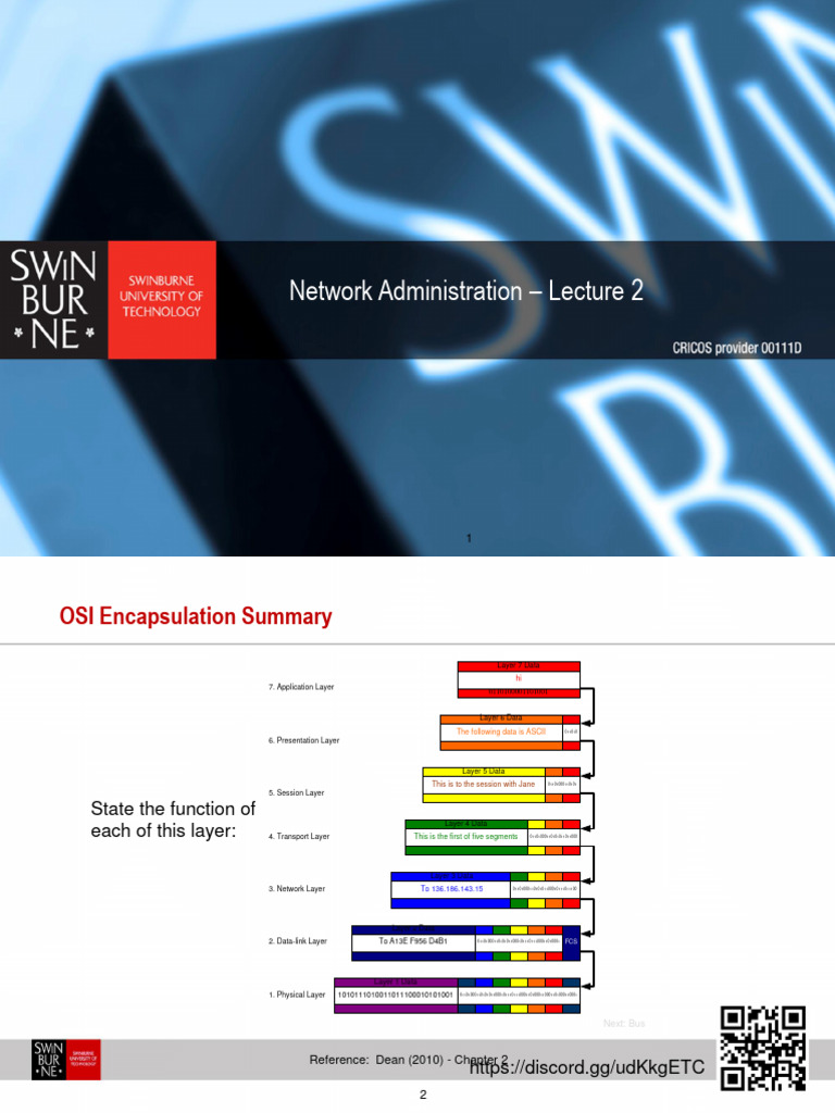 NALec02Sem1-2024 | Download Free PDF | Ip Address | Osi Model
