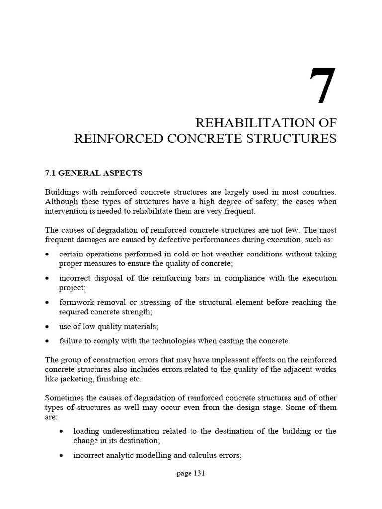 Capitolul 7 - Engl. | PDF | Reinforced Concrete | Concrete