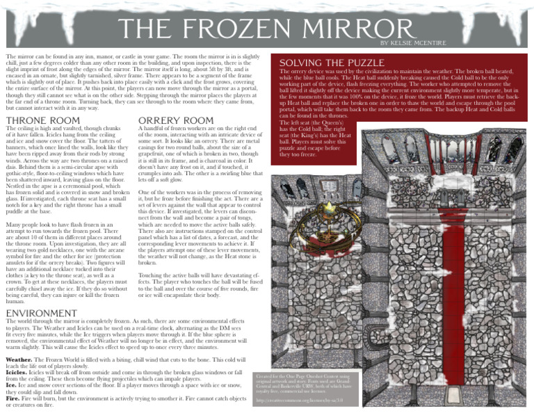 54 The Frozen Mirror | PDF | Frost | Ice