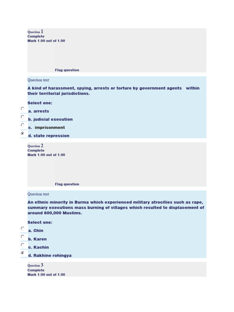 FCL-quiz 4 | Download Free PDF | Intercession