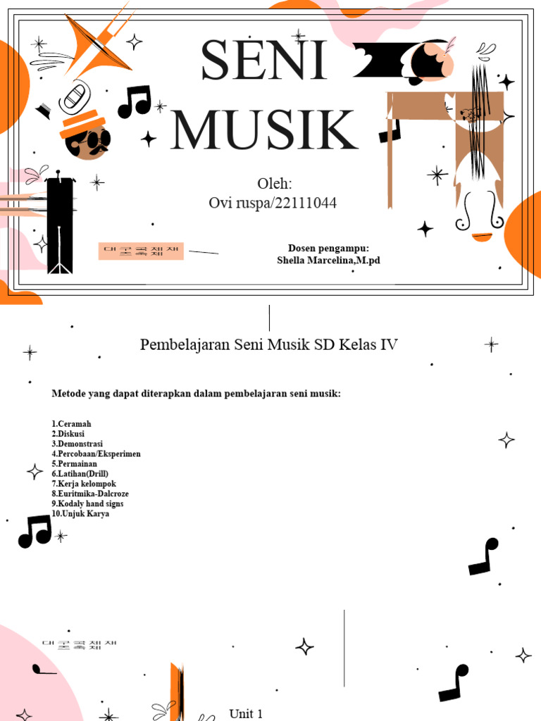 Ppt Seni Musik 1 | PDF