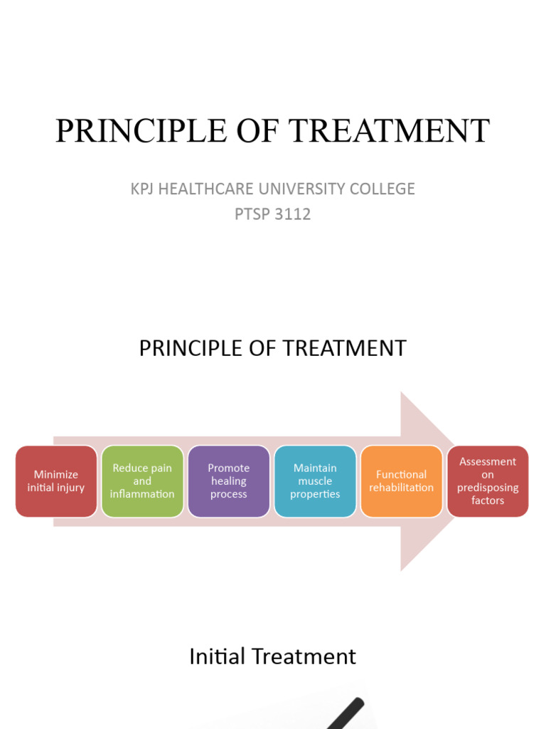 Principle of Treatment | PDF