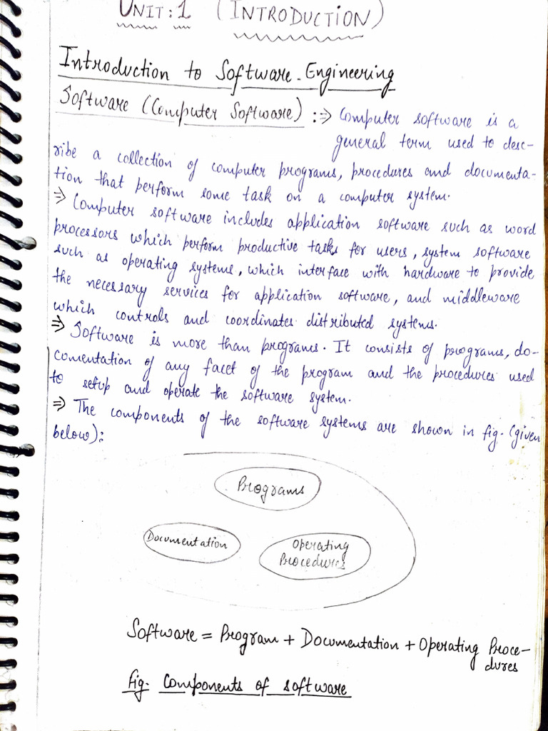 SOftwareEngineering Unit1 | PDF