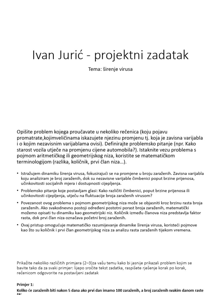 Ivan Jurić - Projektni Zadatak | PDF