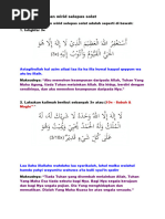 Al-MATHURAT SUGHRA & KUBRA Rumi (Bacaan Pagi Petang) | PDF