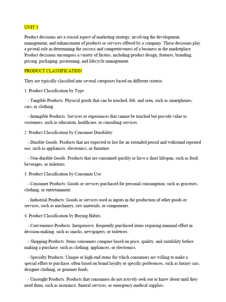 Pom Unit 3 | PDF | Brand | Pricing