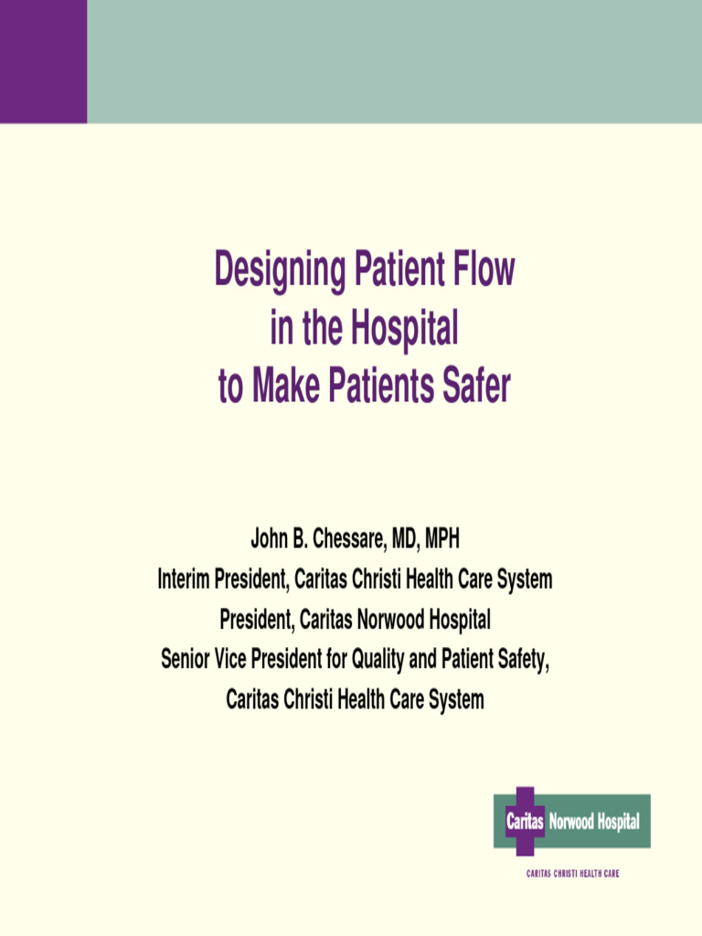 Designing Patient Flow in The Hospital | Download Free PDF | Patient ...