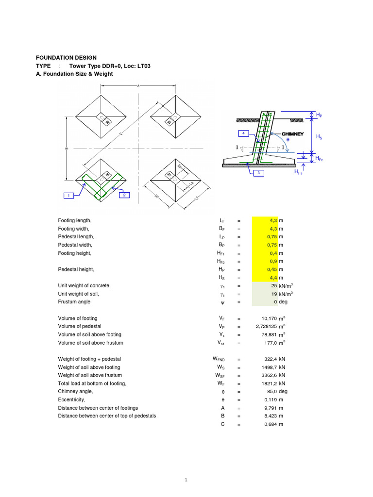 Foundation Tower - Lattice | Download Free PDF | Structural Engineering ...