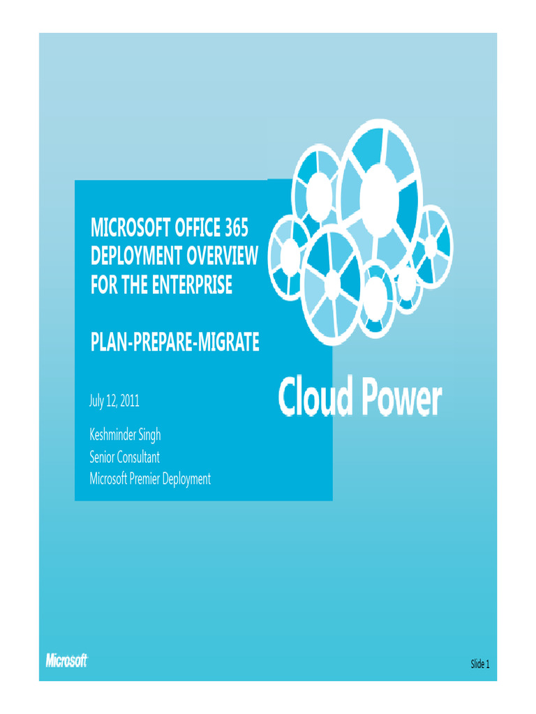 KL_Cloud_Event_Office_365_Deployment_Overview | PDF | Microsoft Exchange Server | Active Directory