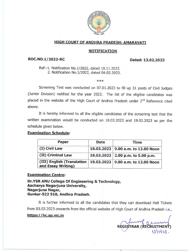 13 02 23 JCJ Schedule | PDF