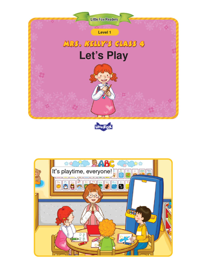 lv01-004 - Mrs. Kelly's Class 4 - Let's Play! | PDF | Language Arts ...