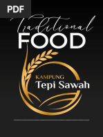 Menu Paket dan Hidangan Tapak Djati | PDF